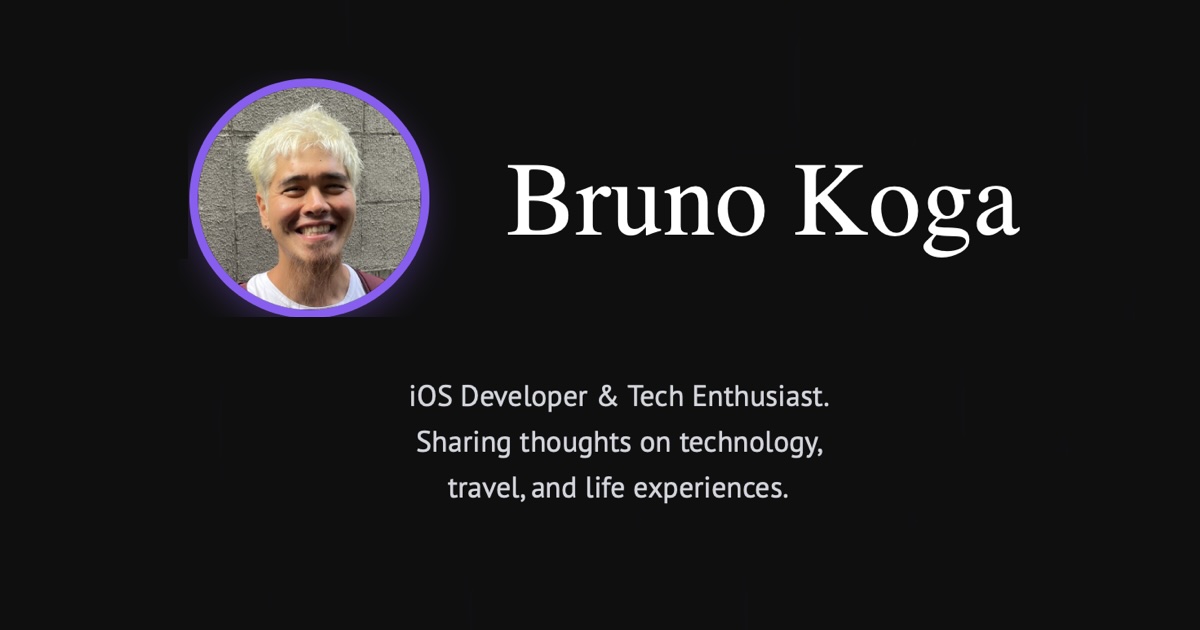 Welcome! | brunokoga.com